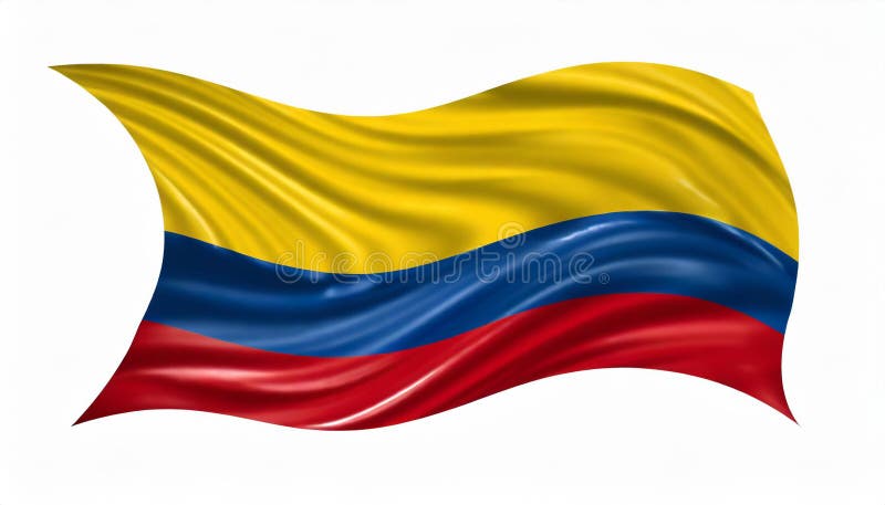 Flag of Colombia stock illustration. Illustration of nation - 304651323