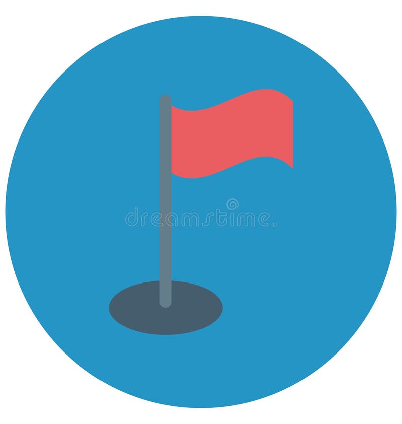 Flag Color Illustration Vector Icon Stock Vector - Illustration of ...