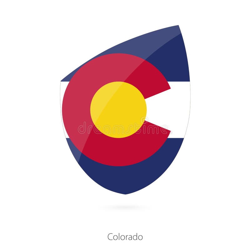 Flag of Colorado stock vector. Illustration of national - 136373928