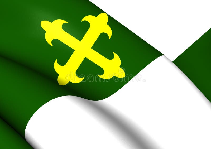 Flag of Comerio, Puerto Rico. Stock Illustration - Illustration of ...