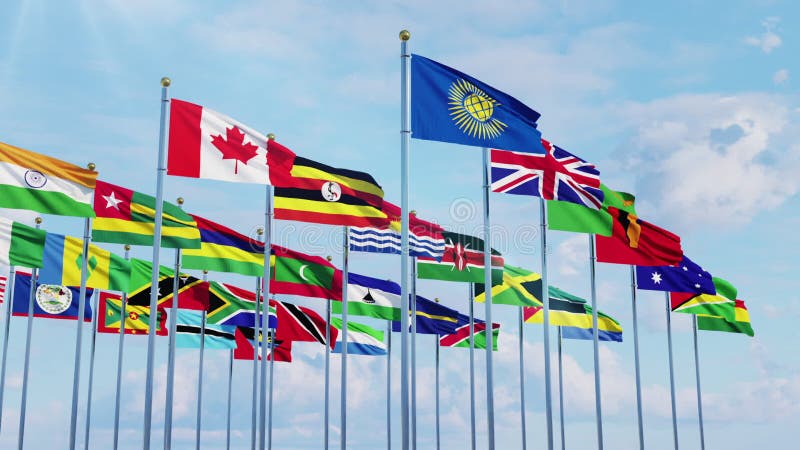 International Organizations Flags Stock Illustration - Illustration of ...