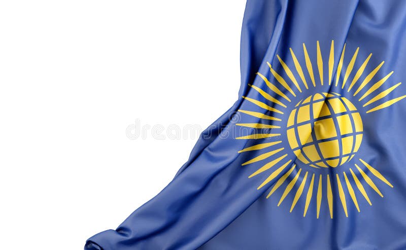 Flag of Commonwealth of Nations with Empty Space on the Left. Isolated ...