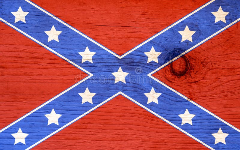 Flag of confederation USA stock illustration. Illustration of plank ...