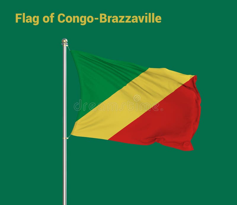 Flag of Congo-Brazzaville, Congo-Brazzaville Flag, National Flag of ...