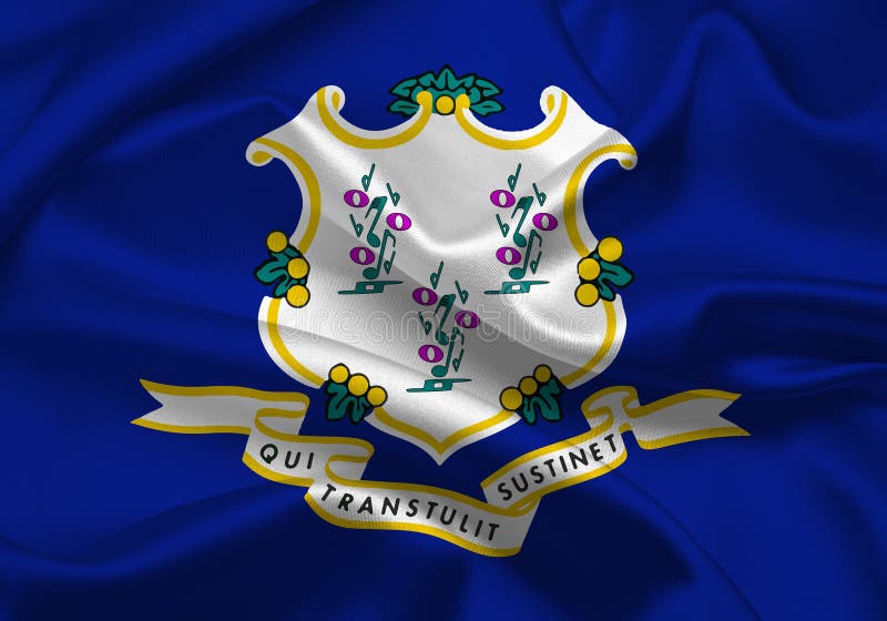 Flag of Connecticut , Connecticut Flag, USA State Connecticut Flag ...