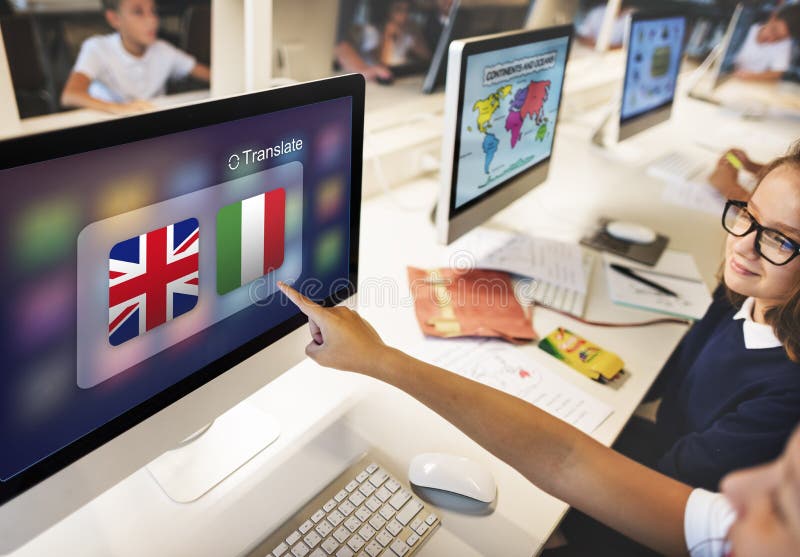 Flag Countries Foreign Word Translation Concept Stock Image - Image of ...