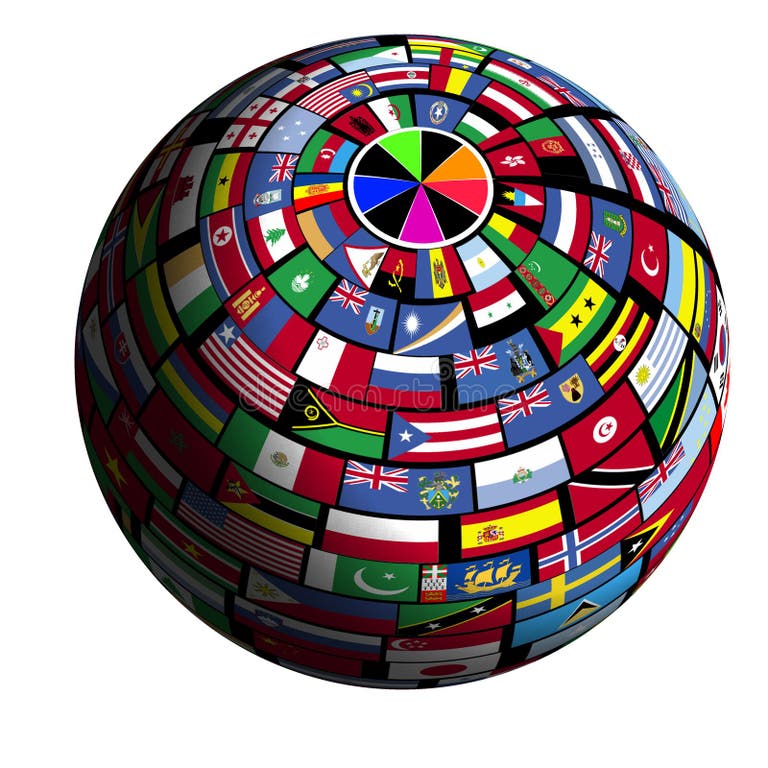 Flag Covered Earth Stock Illustrations – 33 Flag Covered Earth Stock ...