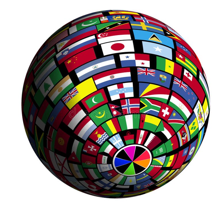 Flag Covered Earth Stock Illustrations – 33 Flag Covered Earth Stock ...