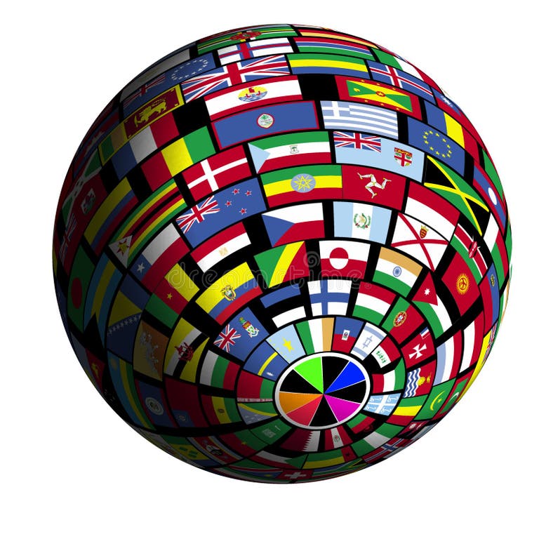 Flag Covered Earth Stock Illustrations – 18 Flag Covered Earth Stock ...