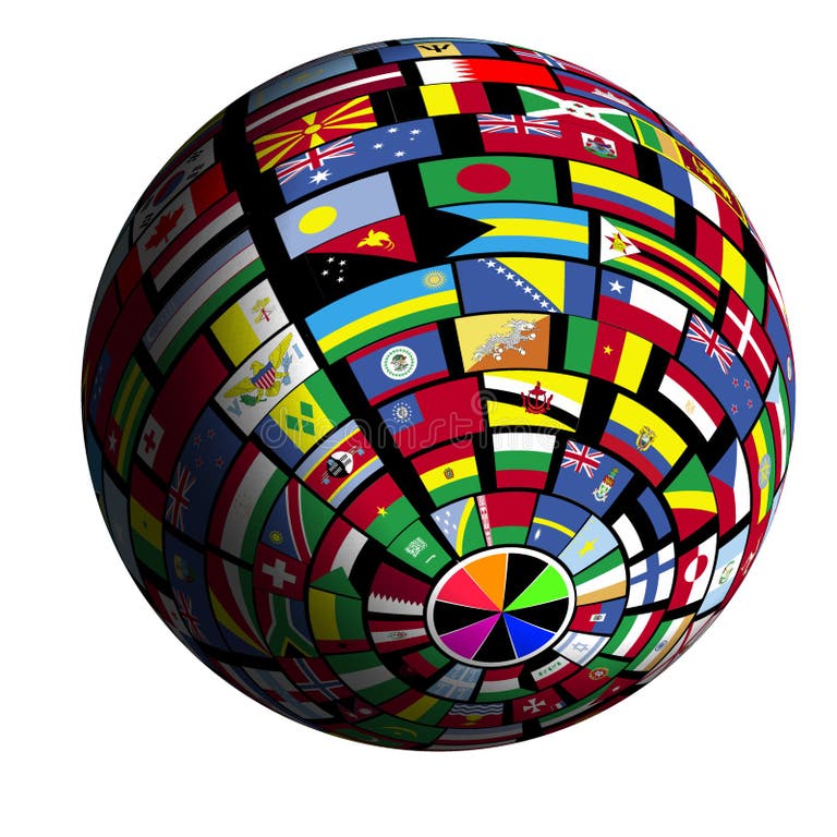 Flag Covered Earth Stock Illustrations – 33 Flag Covered Earth Stock ...