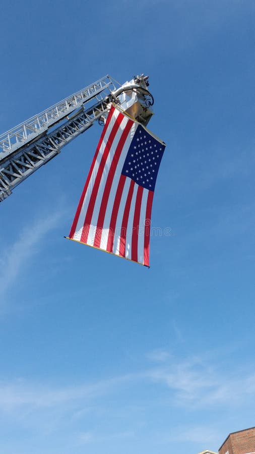 Flag stock image. Image of flag, crane, high - 93702411