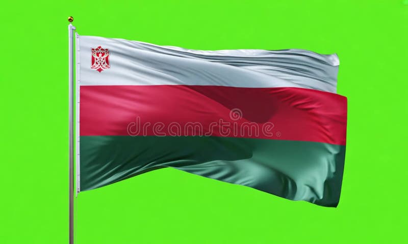 Flag 3d on Green Screen Background 4K Video Stock Video - Video of ...
