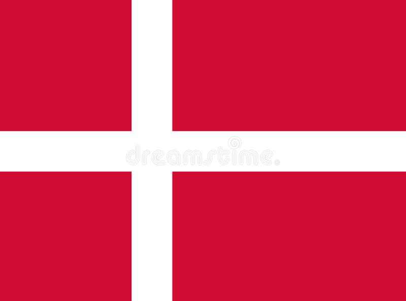 Flag of Danmark. Dutch State Symbol. National Dutch Flag Stock ...