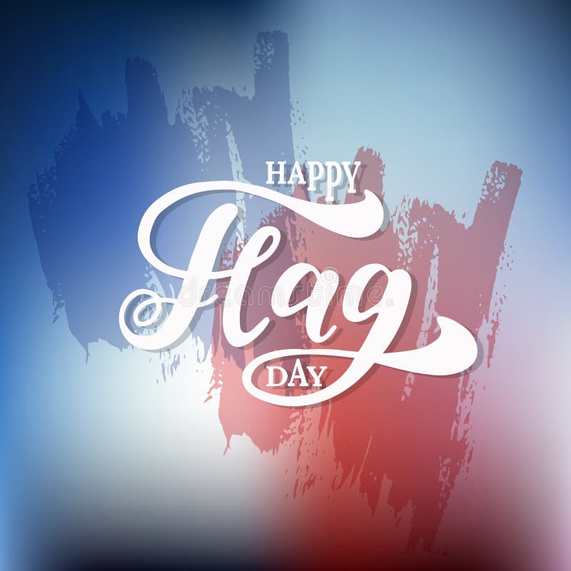Flag Day Background Happy Flag Day Vector Background. Stock Vector ...