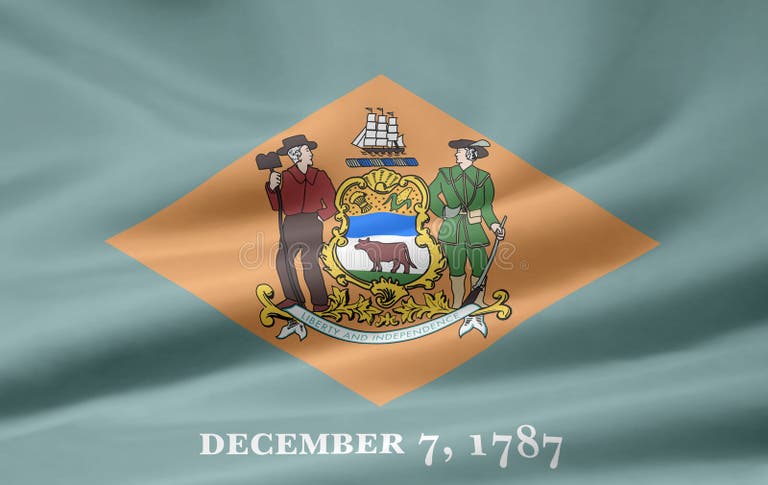 Delaware Flag Banner Stock Illustrations – 713 Delaware Flag Banner ...