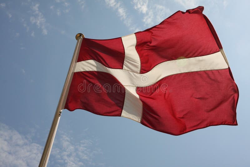 Flag of Denmark stock photo. Image of union, global, banner - 91407876