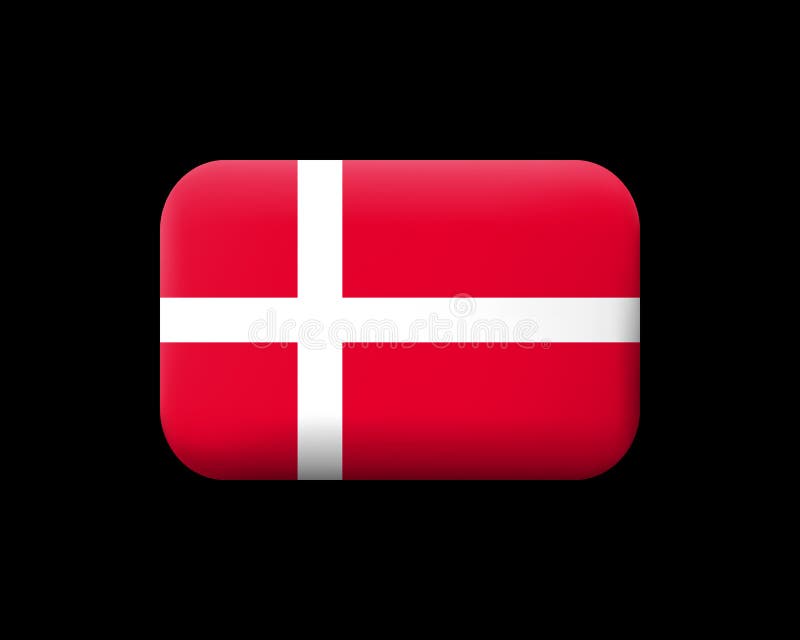 Flag of Denmark. National Ensign Aspect Ratio 2 To 3 Stock Vector ...