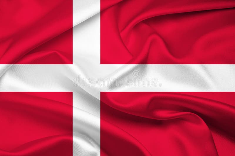 Flag of Denmark, Denmark Flag, National Flag of Denmark. Fabric and ...