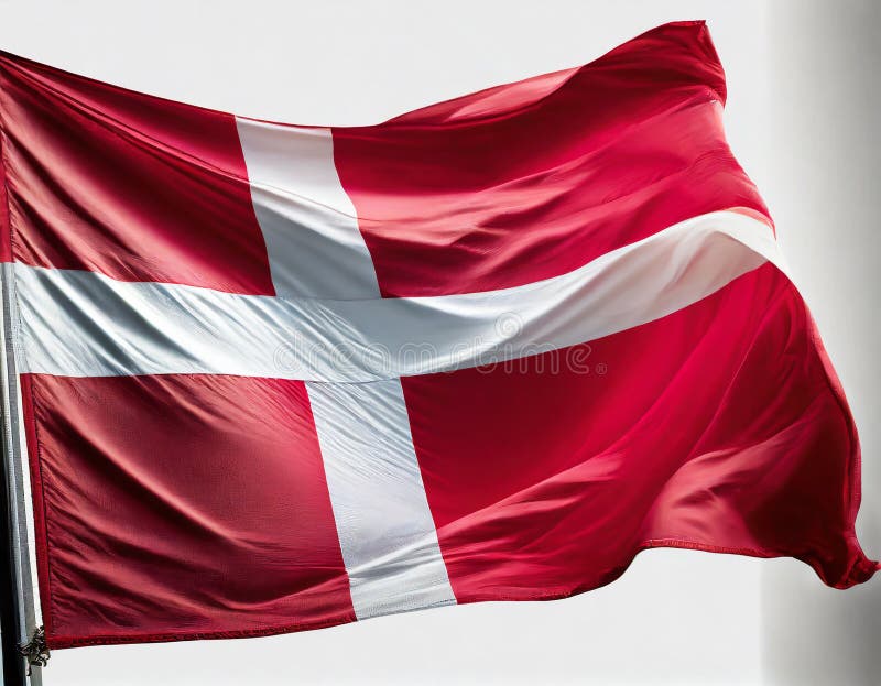 Flag of Denmark stock illustration. Illustration of patriotic - 300062423