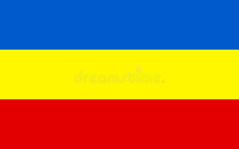Flag of Don Cossacks stock illustration. Illustration of flag - 303124718