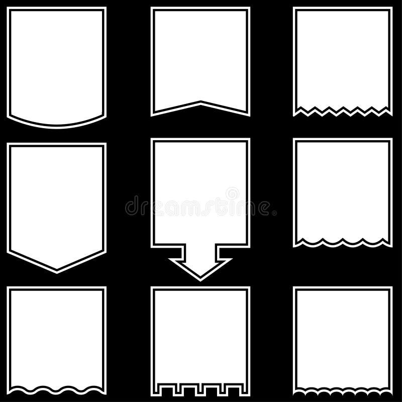Flag Drop Buttons stock vector. Illustration of blank - 12189381