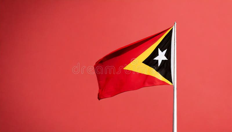Flag of East Timor stock illustration. Illustration of timor - 300065946