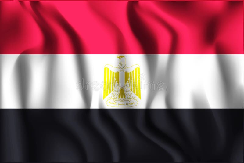 Cairo Flag Egypt Waving Stock Illustrations – 611 Cairo Flag Egypt ...