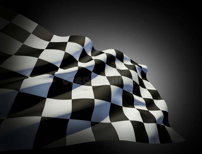 Flag of End Race stock illustration. Illustration of symbol - 12583729