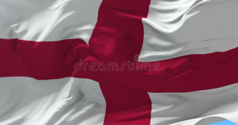 Old English Flag Waving at Wind Stock Video - Video of england ...