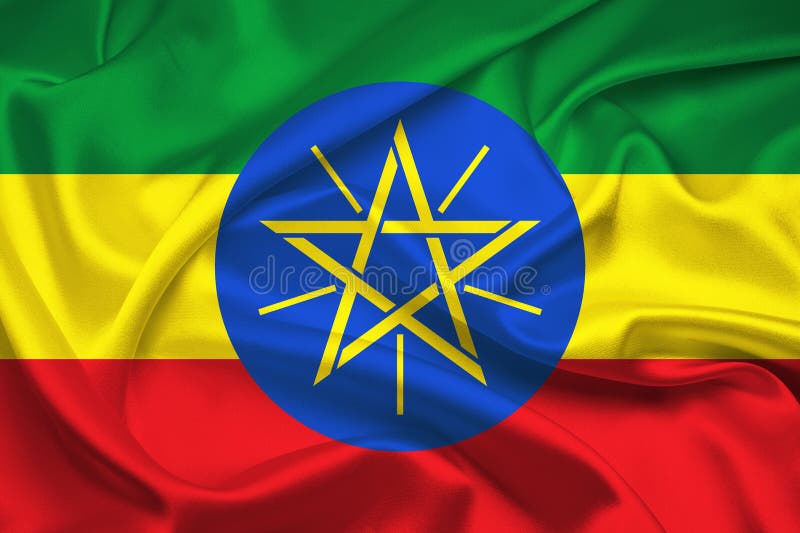 Flag of Ethiopia, Ethiopia Flag, National Flag of Ethiopia. Fabric Flag ...