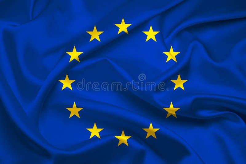 Flag of Europe, Europe Flag, National Flag of Europe. Fabric Flag of ...