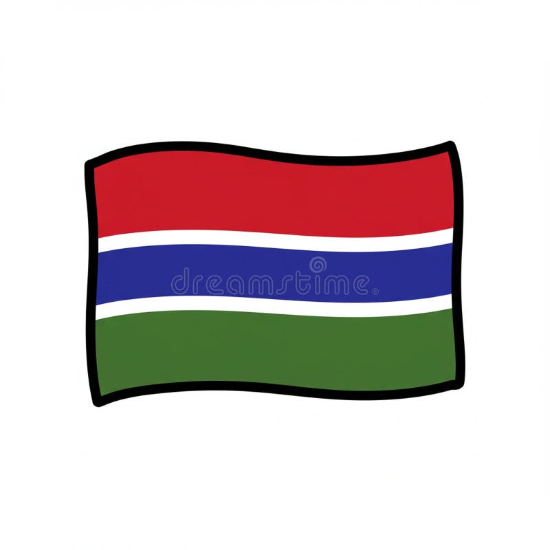 Flag Featuring a Bold Wavy Design with Horizontal Stripes. the Top ...