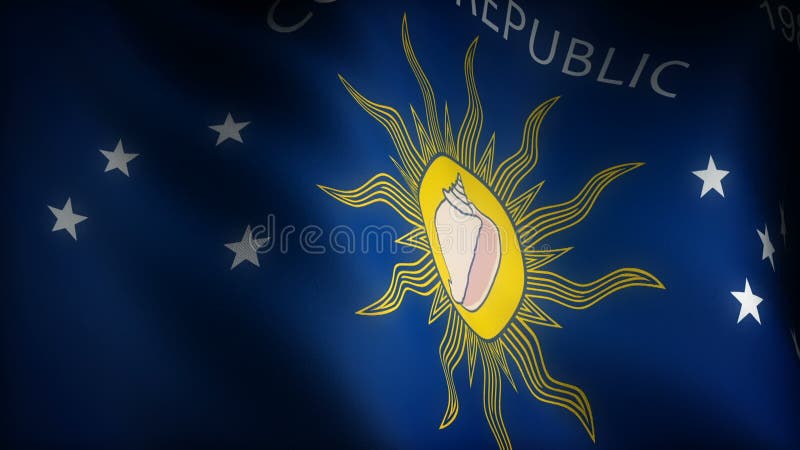 Flag of Florida Key West stock footage. Video of moving - 189805792