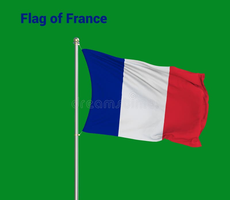 Flag of France, France Flag, National Flag of France. Pole Flag of ...