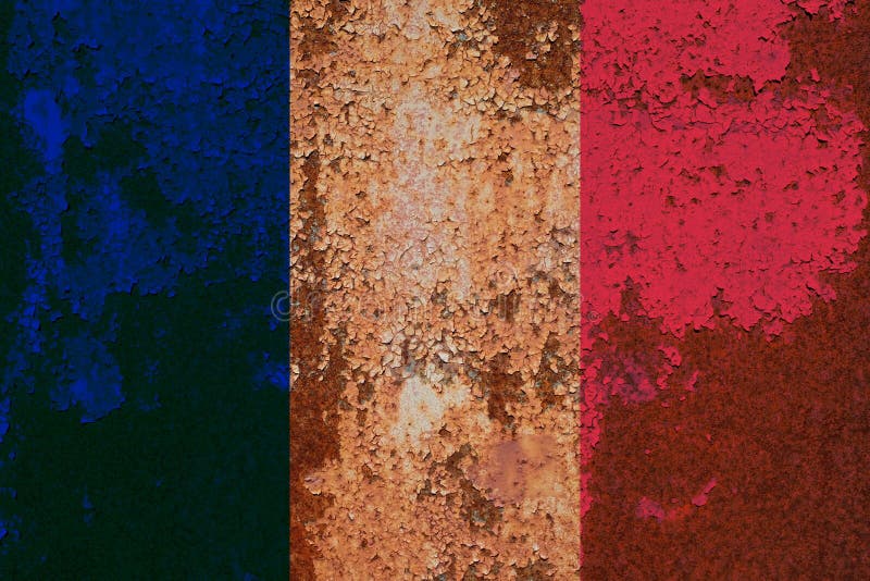 Flag of France with Texture. Template for Design Stock Image - Image of ...