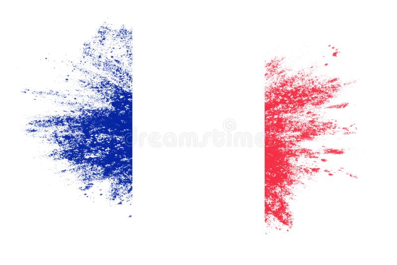 Flag of France with Texture. Template for Design Stock Image - Image of ...