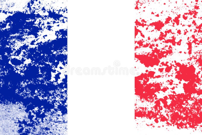 Flag of France with Texture. Template for Design Stock Image - Image of ...