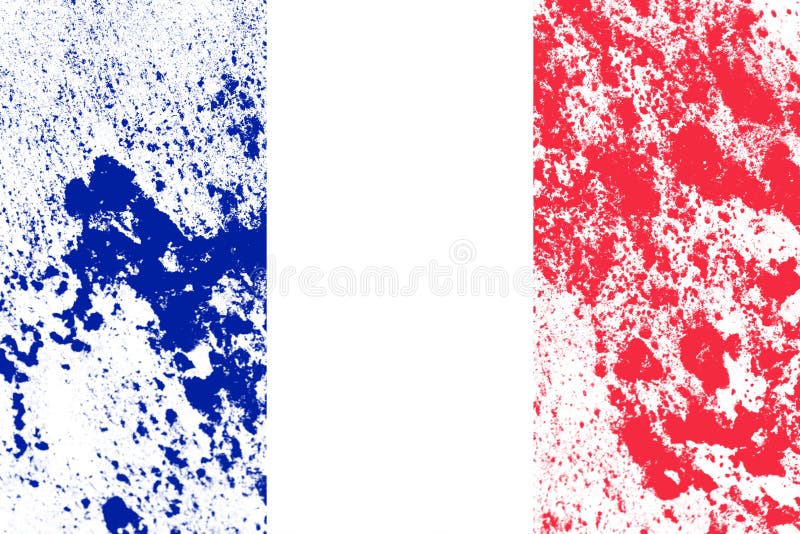 Flag of France with Texture. Template for Design Stock Illustration ...