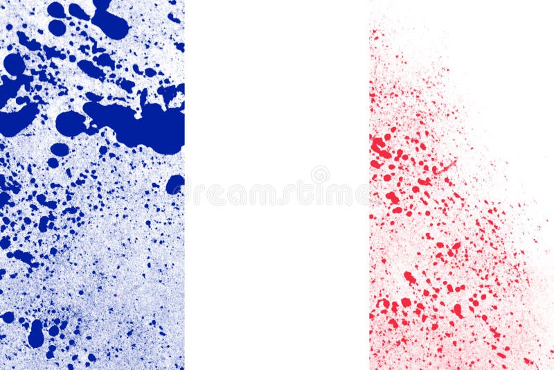 Flag of France with Texture. Template for Design Stock Photo - Image of ...