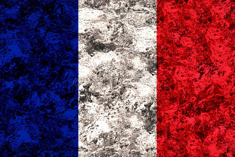 Flag of France with Texture. Template for Design Stock Illustration ...