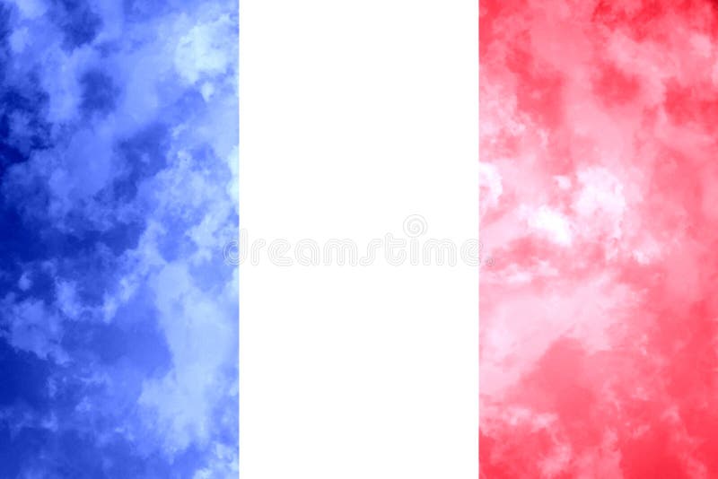 Flag of France with Texture. Template for Design Stock Image - Image of ...