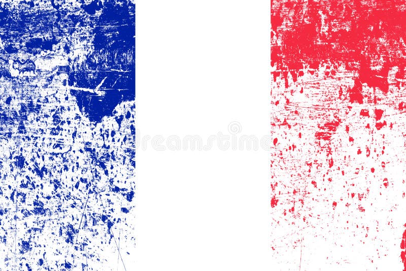 Flag of France with Texture. Template for Design Stock Illustration ...