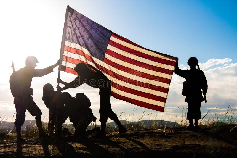 Flag of Freedom stock image. Image of marines, bravery - 53773347