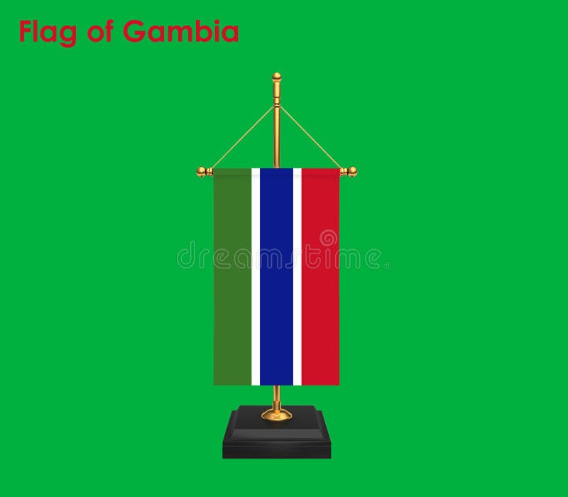 Flag of Gambia, Gambia Flag, National Flag of Gambia. Table Flag of ...