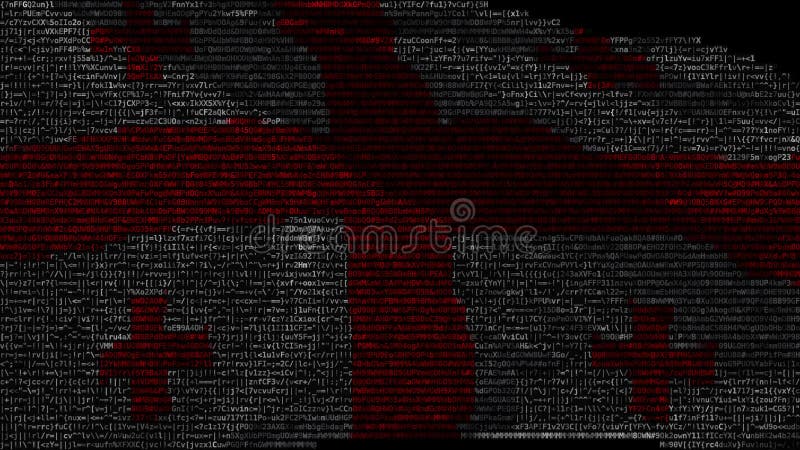 Flag of Georgia Made of Computer Code, 3d Rendering Stock Illustration ...