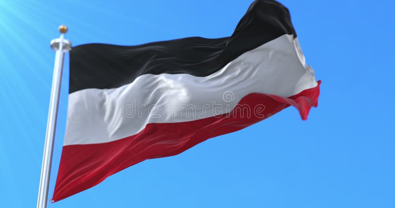 Flag of German Reich. Loop stock footage. Video of europe - 247471028