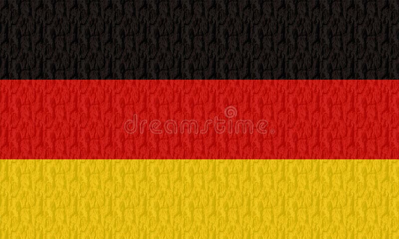 Flag of Germany, Artistic Flag, Tree Bark Pattern, Colors, Ensign ...