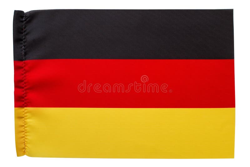Germany Black Red Yellow National Flag Waving in the Wind on a ...