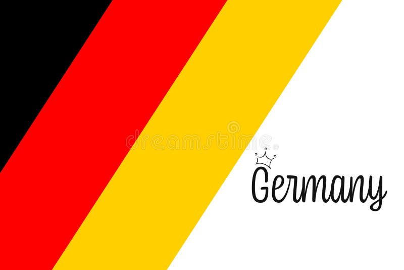 Flag of Germany stock illustration. Illustration of geography - 326789605