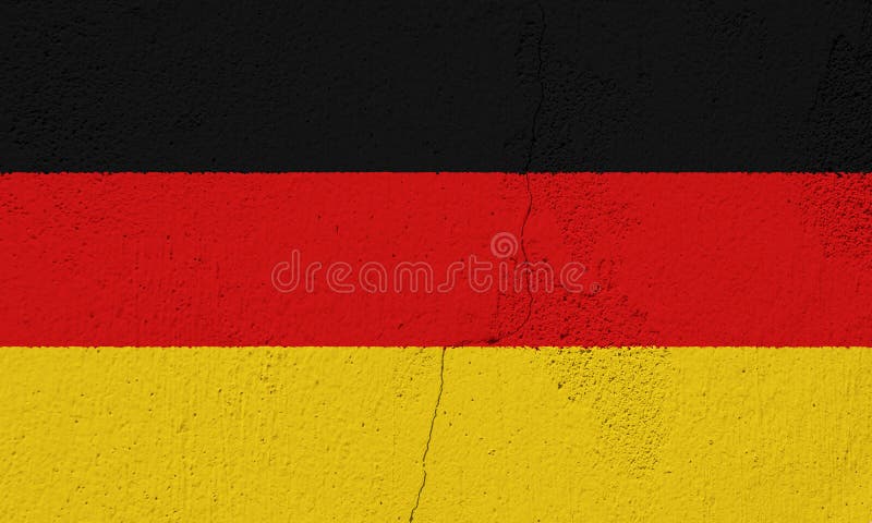 Flag of Germany on a Textured Background. Concept Collage Stock ...